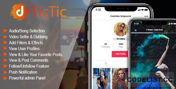 TicTic V2 9 IOS Media App For Creating And Sharing Short Videos APP TicTic V2 9 IOS Media App For Creating And Sharing Short Videos APP